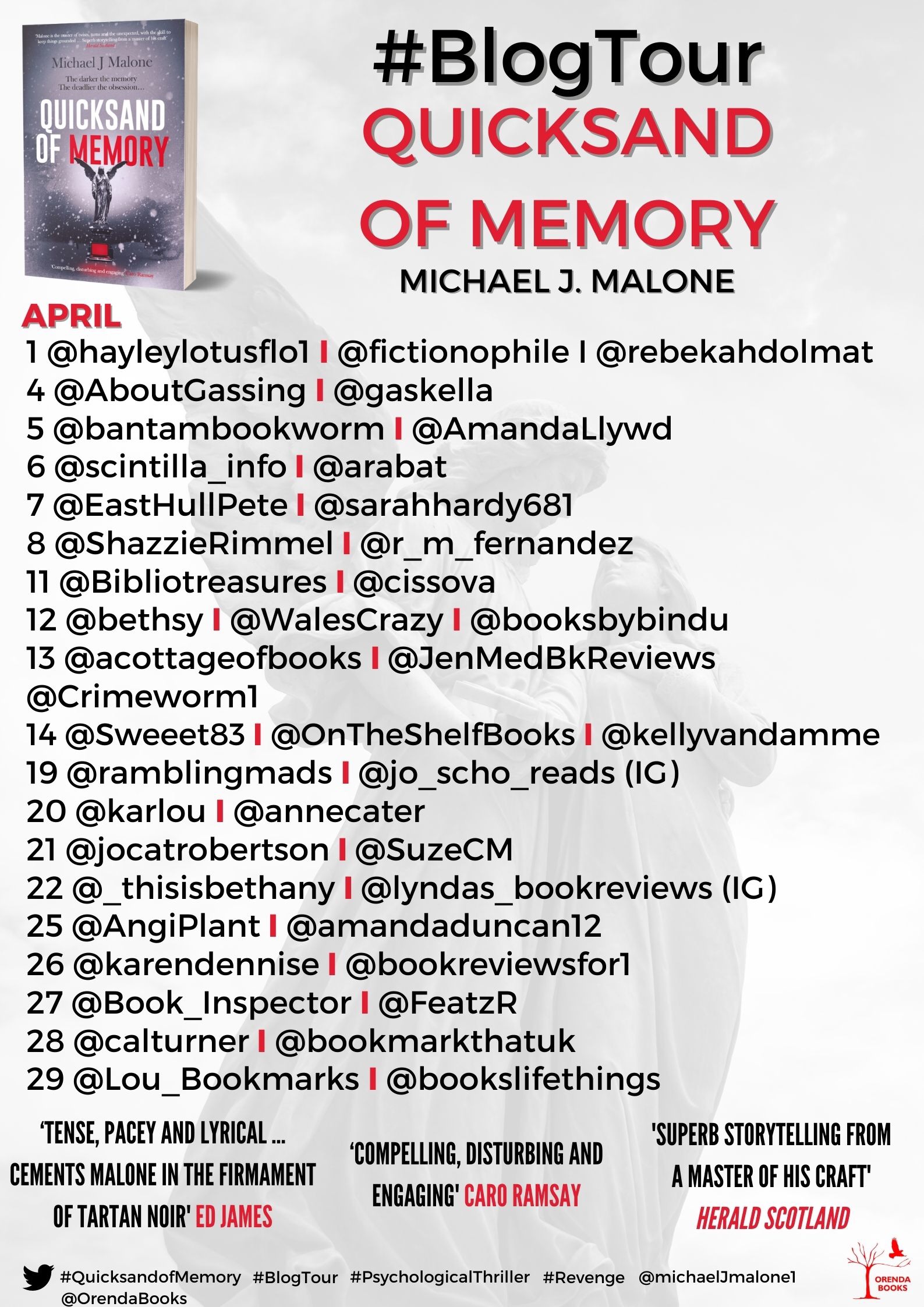 Quicksand of Memory by Michael J. Malone – The Lotus Readers